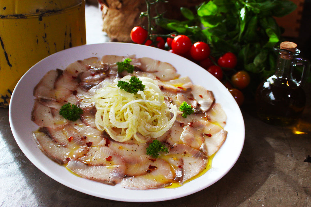 Kingfish Carpaccio – Italian Restaurant Leichhardt | Moretti Ristorante ...